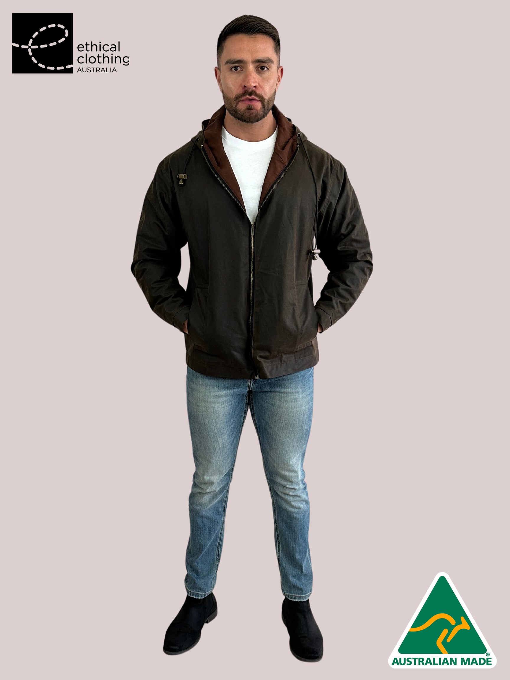 Aussie Hooded Jacket by Claybourn